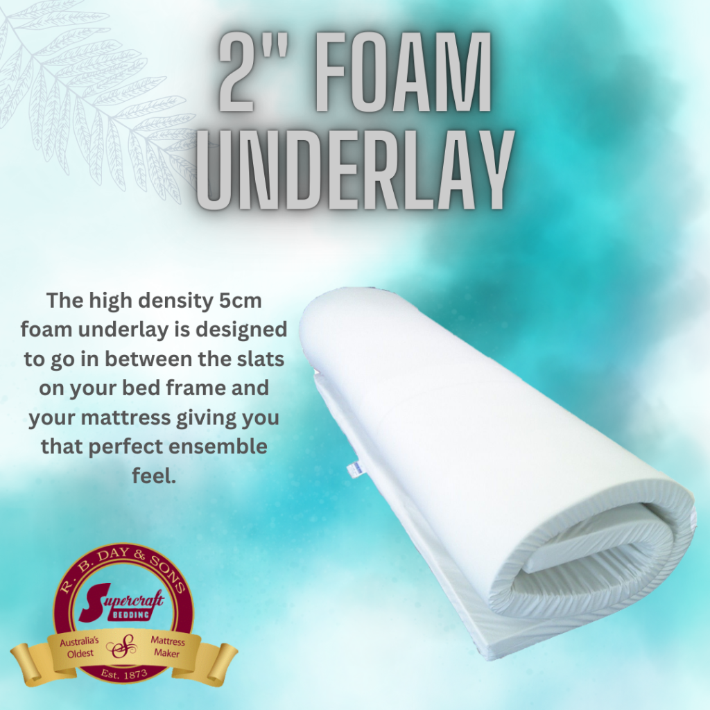 2″ Foam Underlay – Supercraft Bedding
